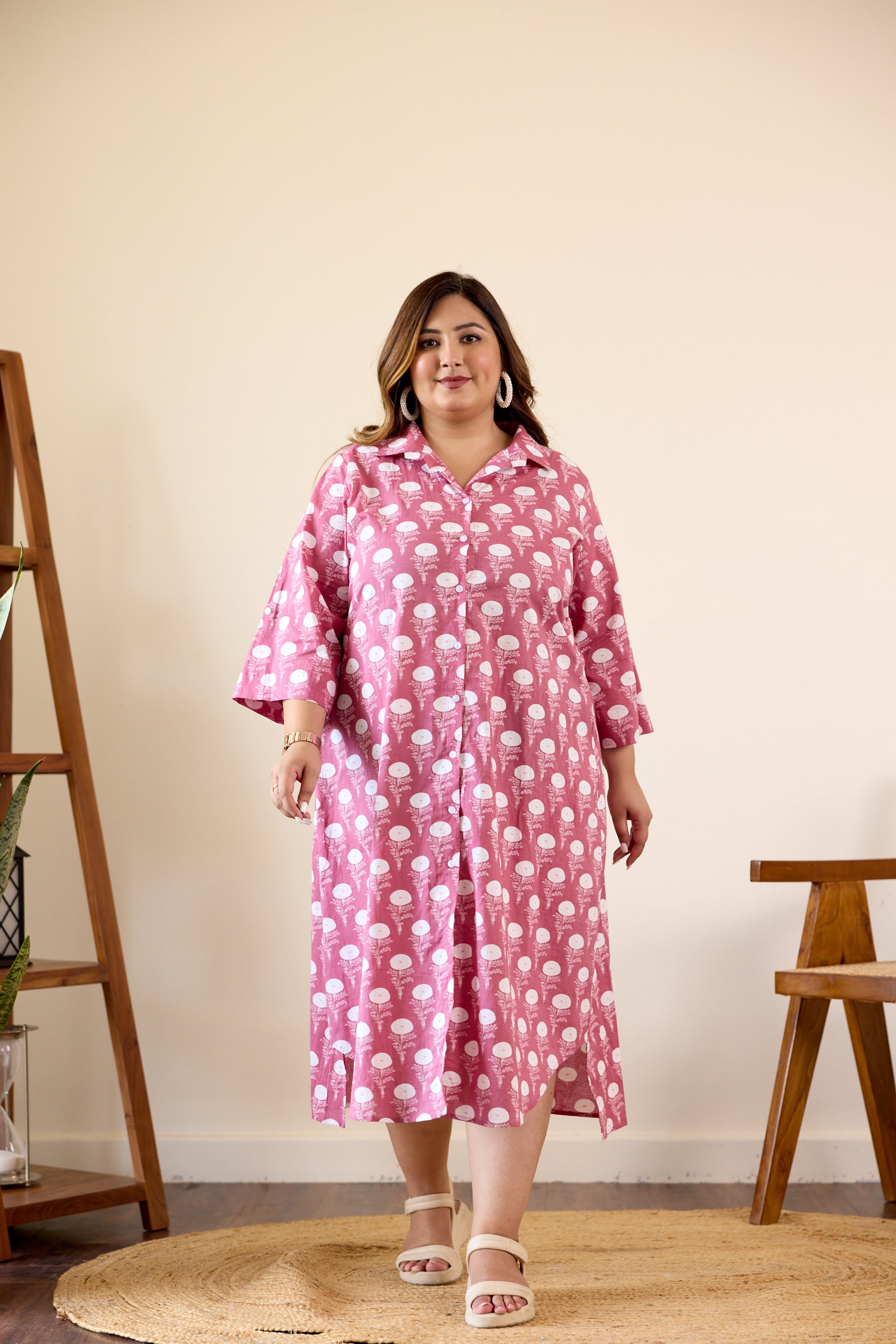 Onion Pink Shirt Dress – Nangaliaruchira